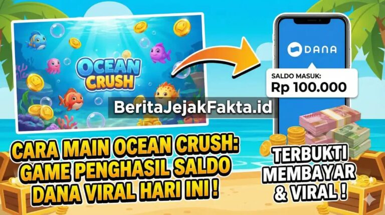Ocean Crush: Game Penghasil Saldo DANA Viral 2026 - cuitan